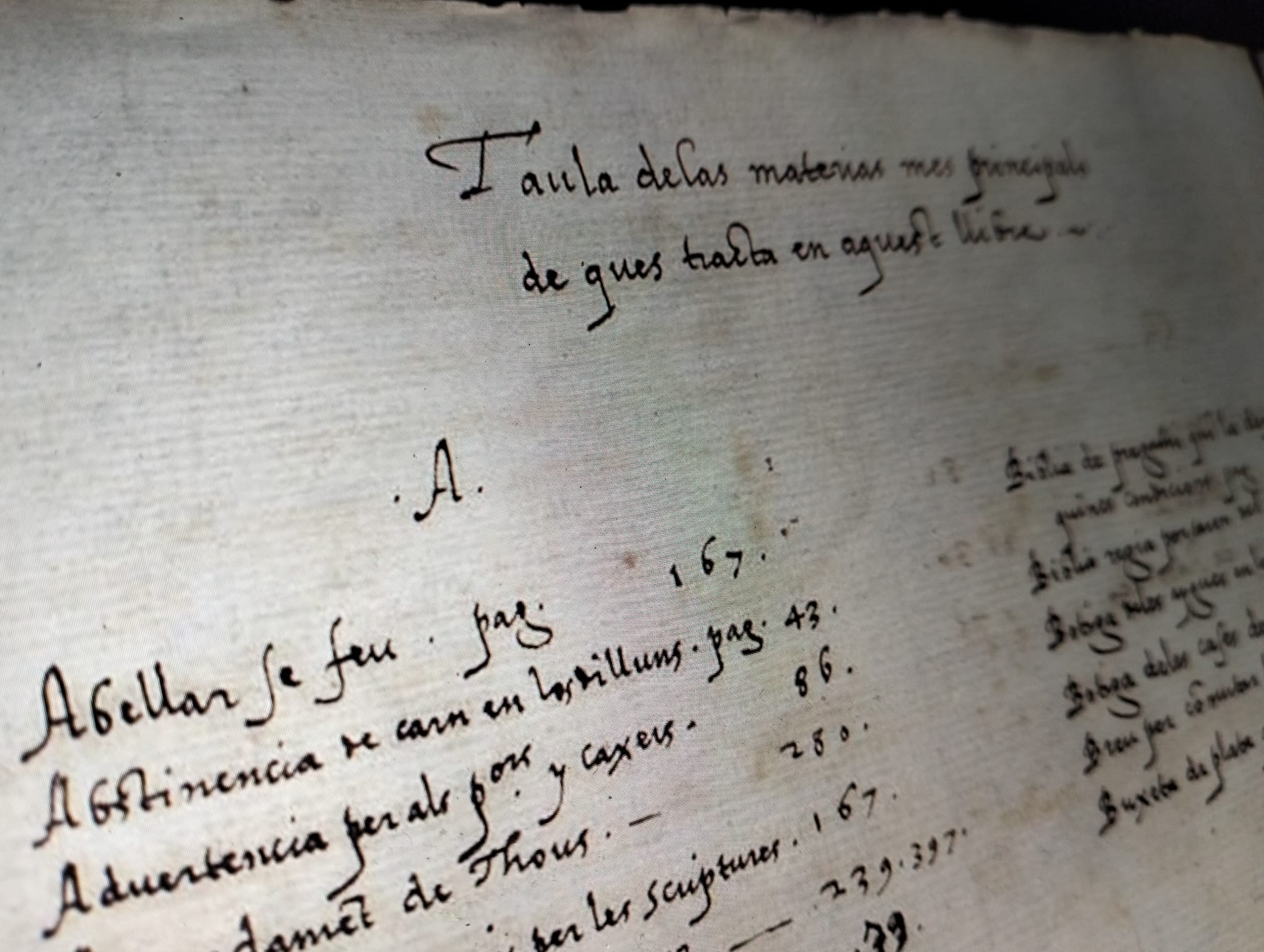 Índexs - Àmbit d'Investigació i Difusió Maria Corral